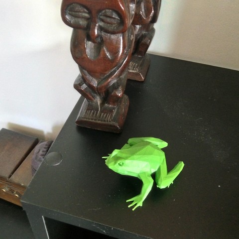 Download STL file Low poly toad • 3D printer design ・ Cults