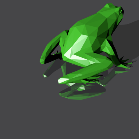 Download STL file Low poly toad • 3D printer design ・ Cults