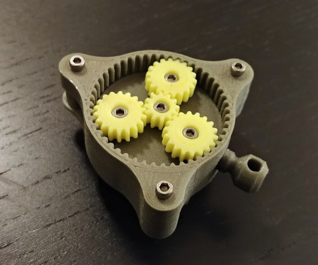 Free STL file Planetary Gearset Retractable Keychain・3D print design to ...