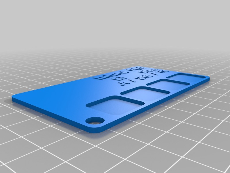 Free 3D file FilamentSample Inland PLA E3 Blue・3D printable model to ...