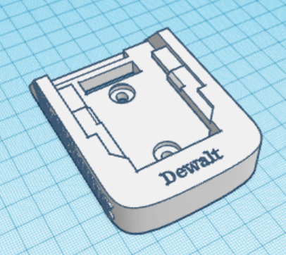 STL file DeWalt Battery Holder・3D printing design to download・Cults