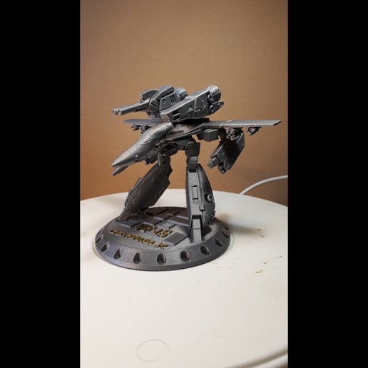 Download STL file Gerwalk VF-1S - Macross Robotech Static Figure • 3D ...