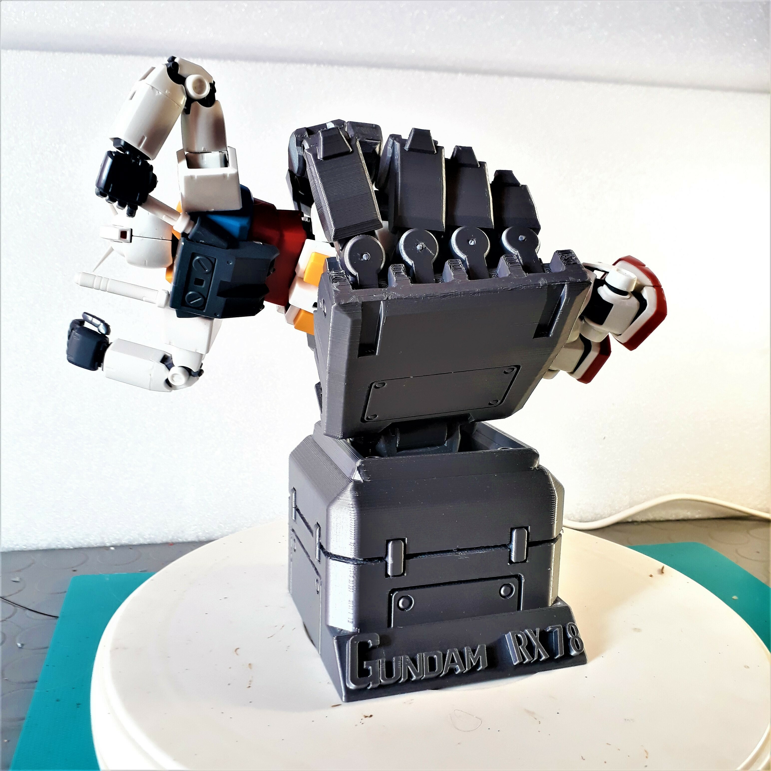 3D file Gundam RX78 Perfect Hand 🤖・3D printing model to download・Cults