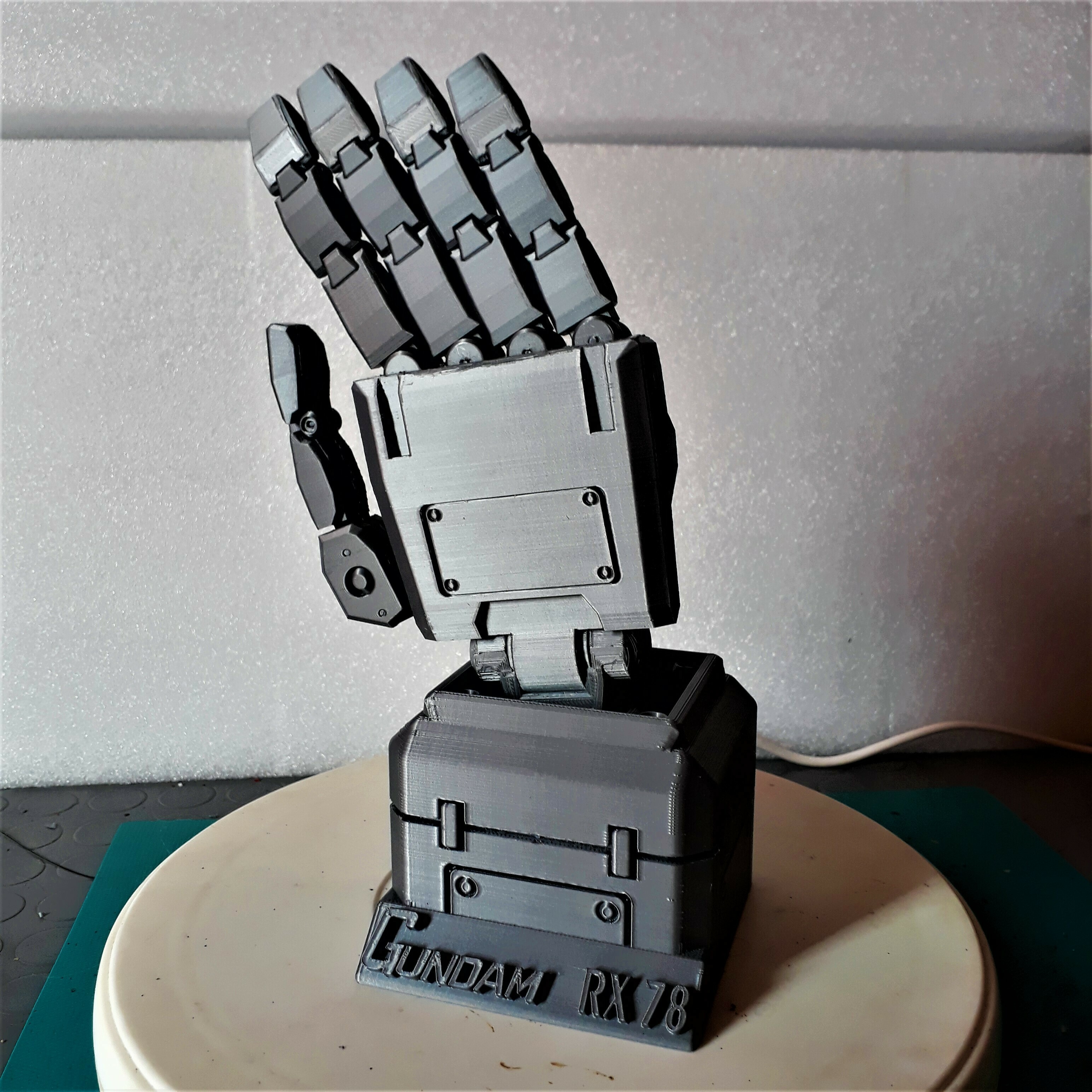 3D file Gundam RX78 Perfect Hand 🤖・3D printing model to download・Cults