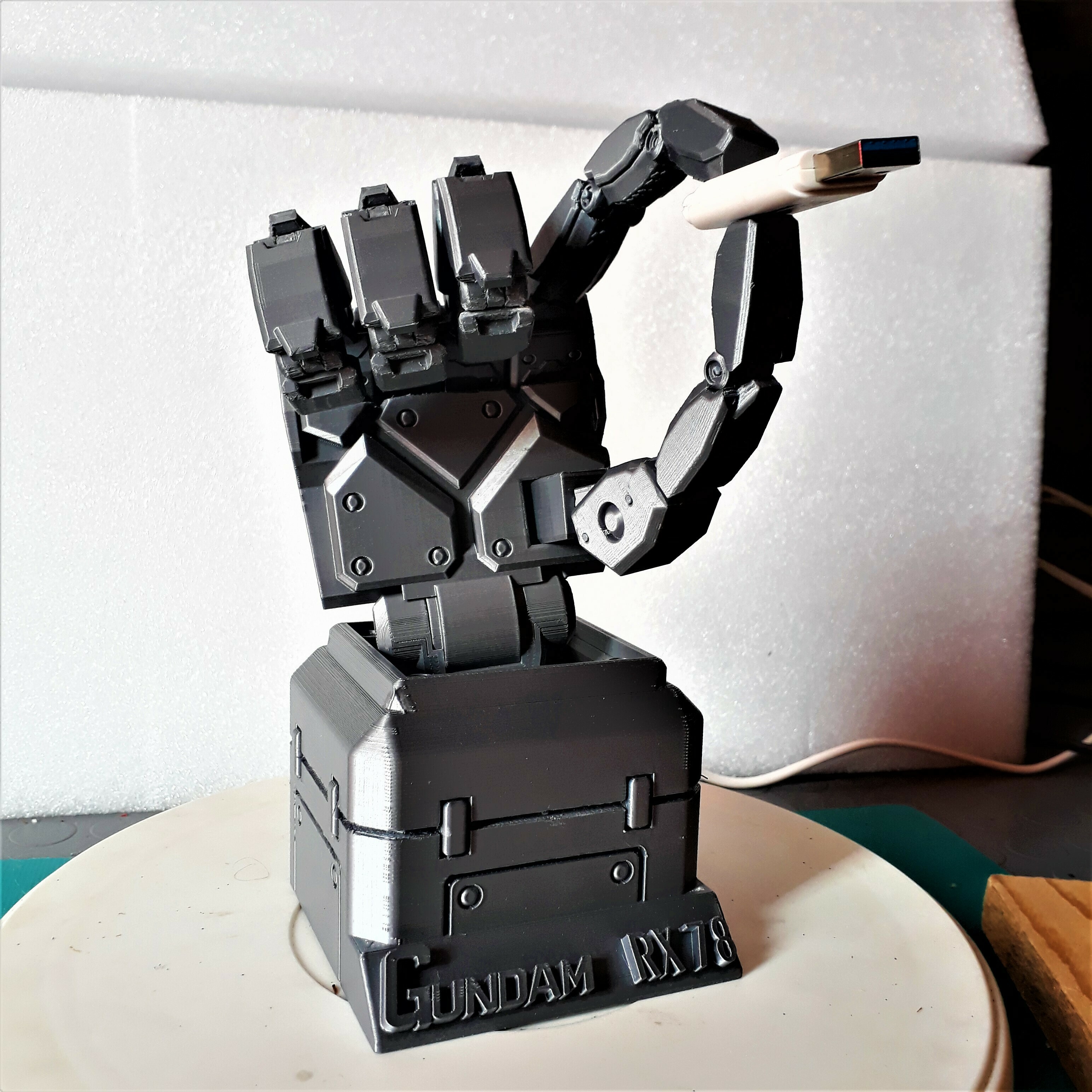 3D file Gundam RX78 Perfect Hand 🤖・3D printing model to download・Cults