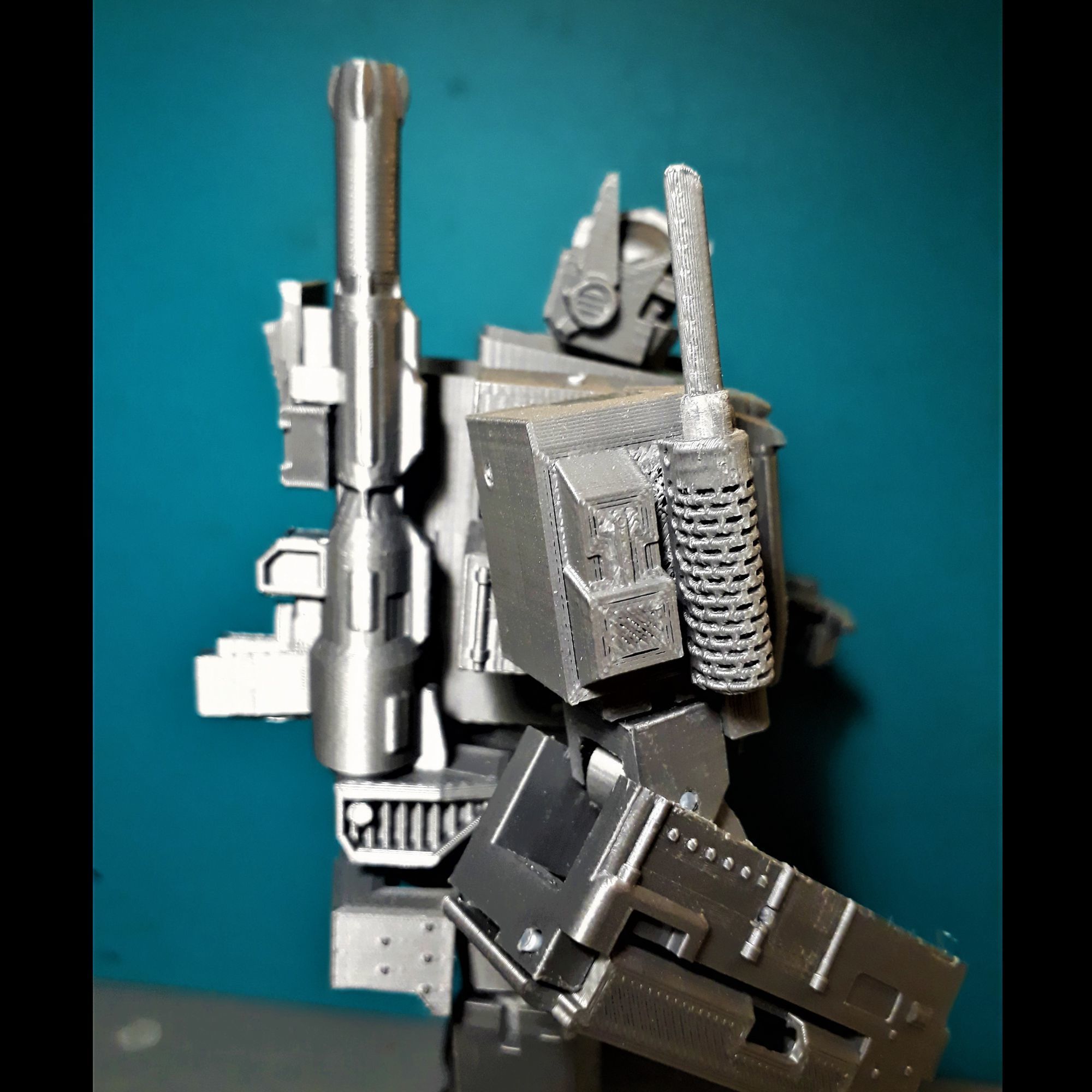 Descargar archivo STL gratis Rifle Optimus Prime y apoyo • Modelo para ...