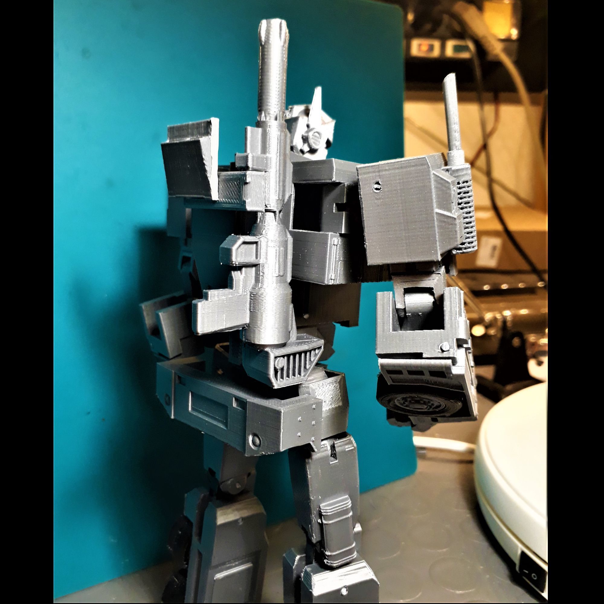 Descargar archivo STL gratis Rifle Optimus Prime y apoyo • Modelo para ...