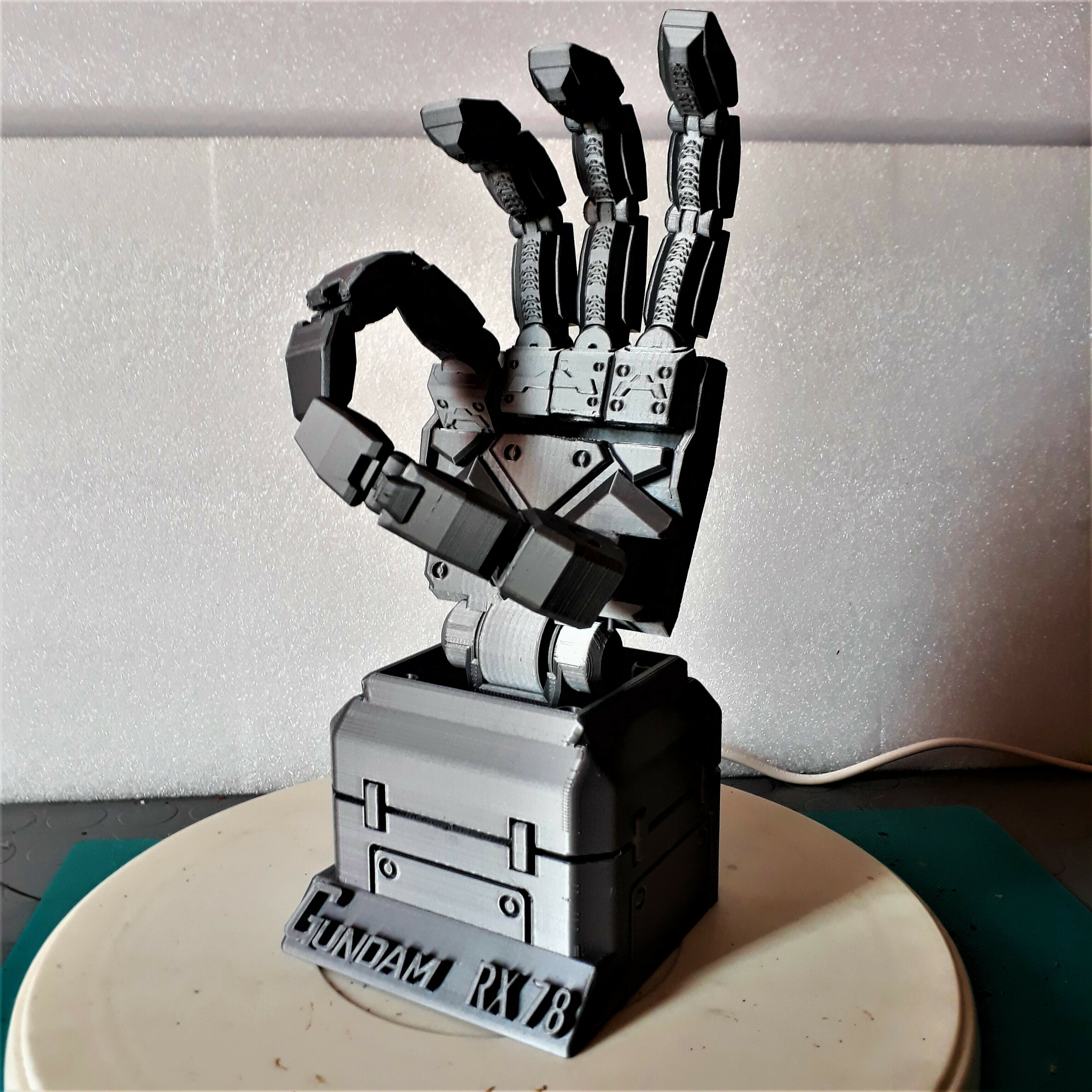 3D file Gundam RX78 Perfect Hand 🤖・3D printing model to download・Cults