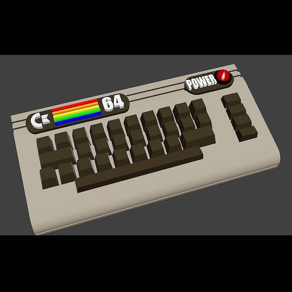 Free STL file Commodore 64 Super Deformed・3D printer design to download ...