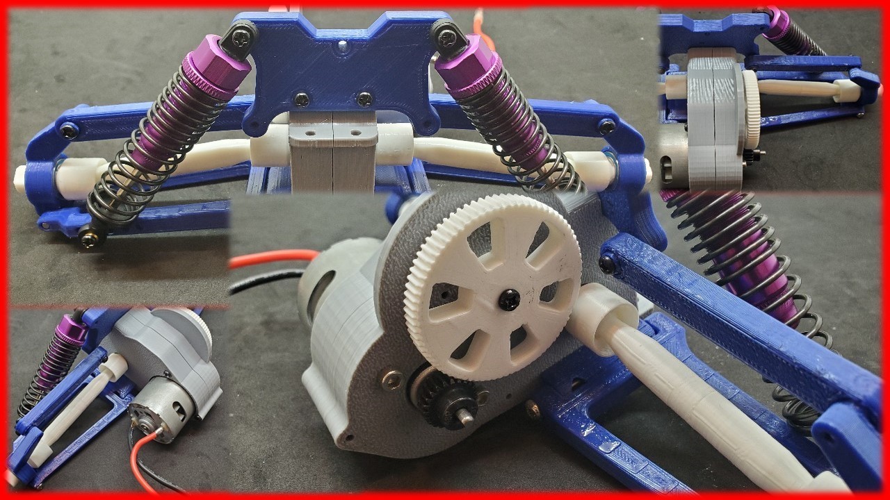 Download free STL file 1/10 Scale RC Buggy (Drivetrain) • 3D printing ...