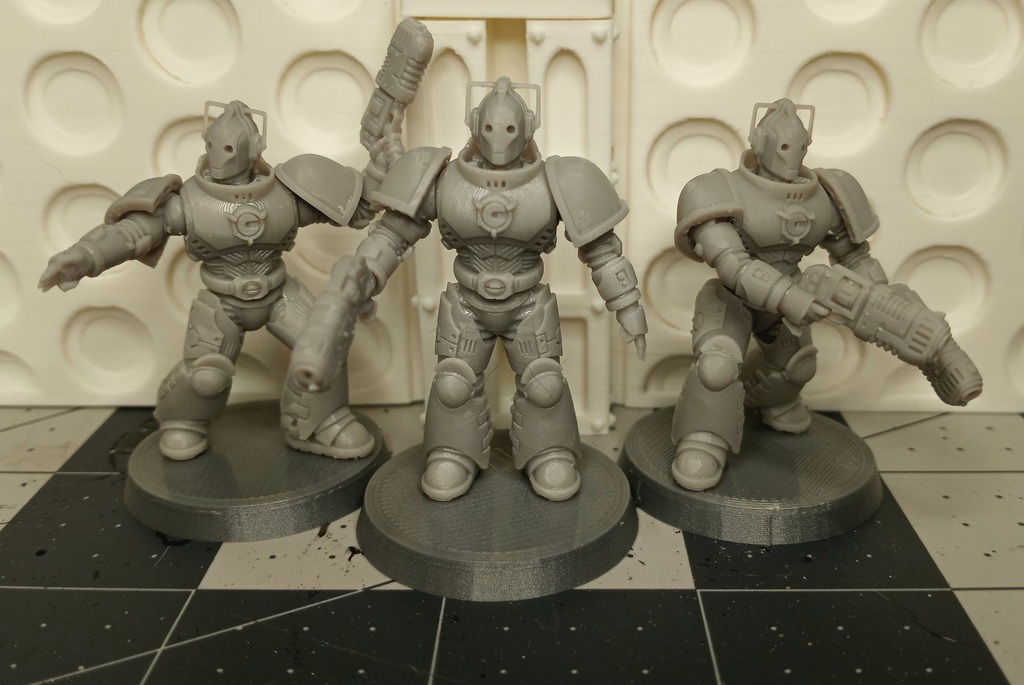 Free STL file Cyberman Head & Torso only (Primaris Scale)・3D printable ...
