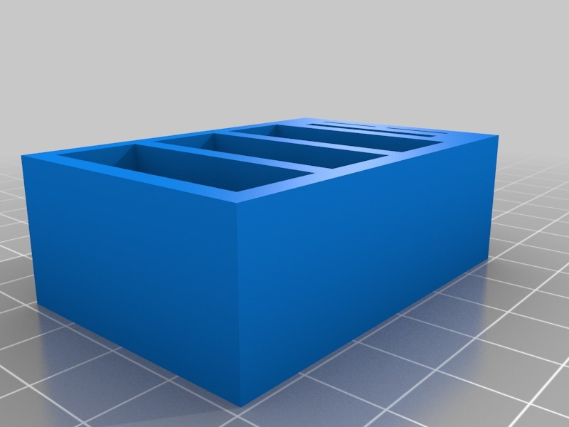 Free 3D file GoPro 3 Battery Organizer 🔋・3D printable object to ...