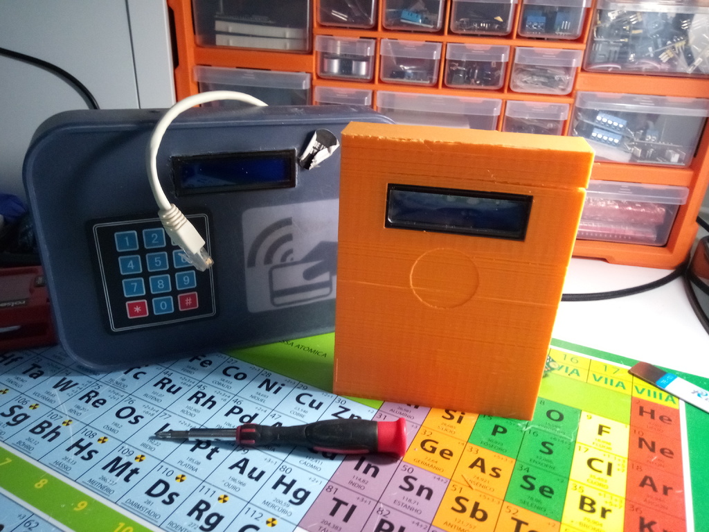 Free 3D file Biometria LCD 1602 + RFID RC522 + Raspberry Pi Case・3D ...