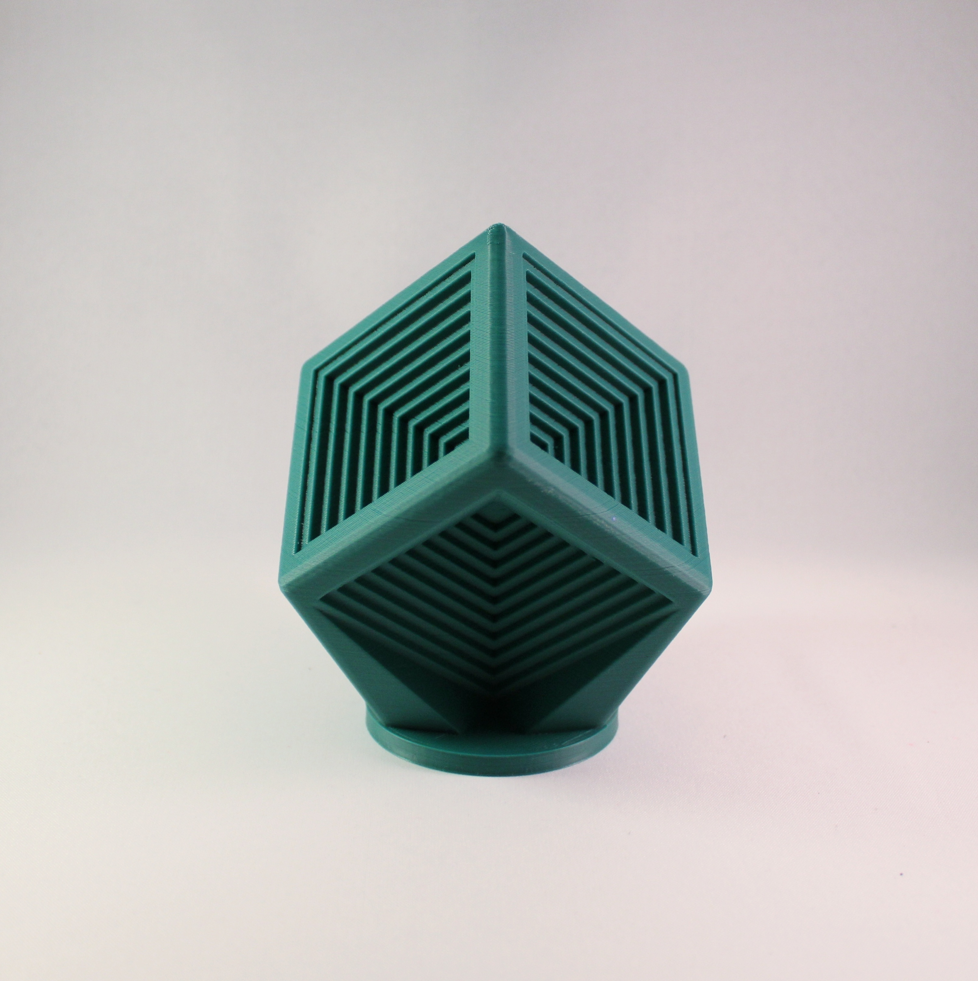 3D printed Cube minus Cubes • made with Ultimaker 2+・Cults
