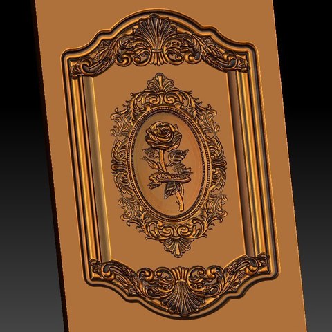 Download free STL pack of frame cnc art for home decoration renaissance ...