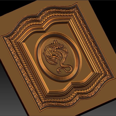 Download free STL pack of frame cnc art for home decoration renaissance ...