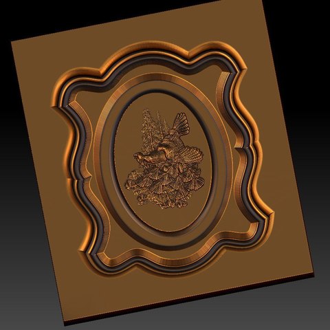 Download free STL pack of frame cnc art for home decoration renaissance ...