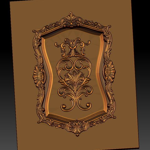 Download free STL pack of frame cnc art for home decoration renaissance ...