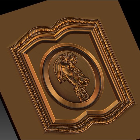 Download free STL pack of frame cnc art for home decoration renaissance ...