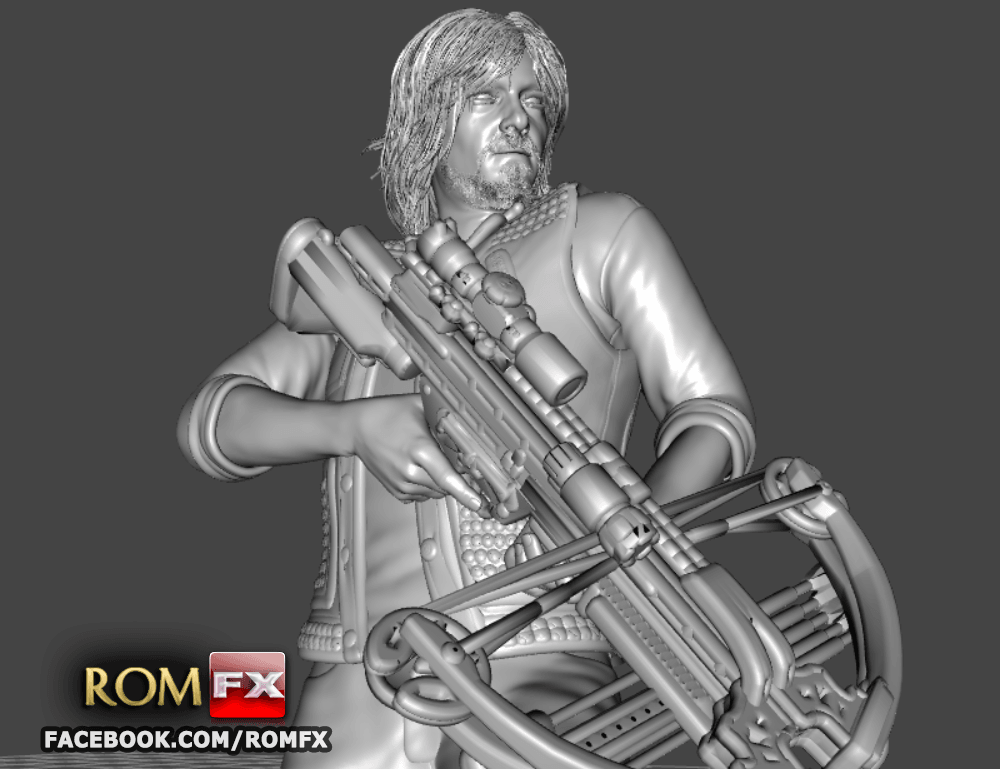 3D file The Walking Dead Diorama Action Figures Printables 🚶・3D print ...