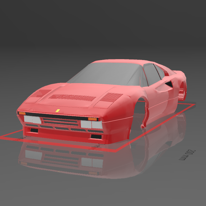 STL file Ferrari 288 GTO Body Shell Mini-Z compatible・3D printing model ...