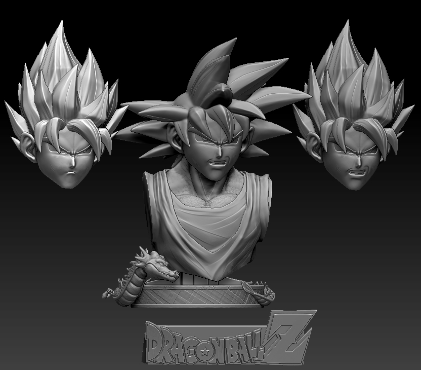 3D file Goku・Template to download and 3D print・Cults