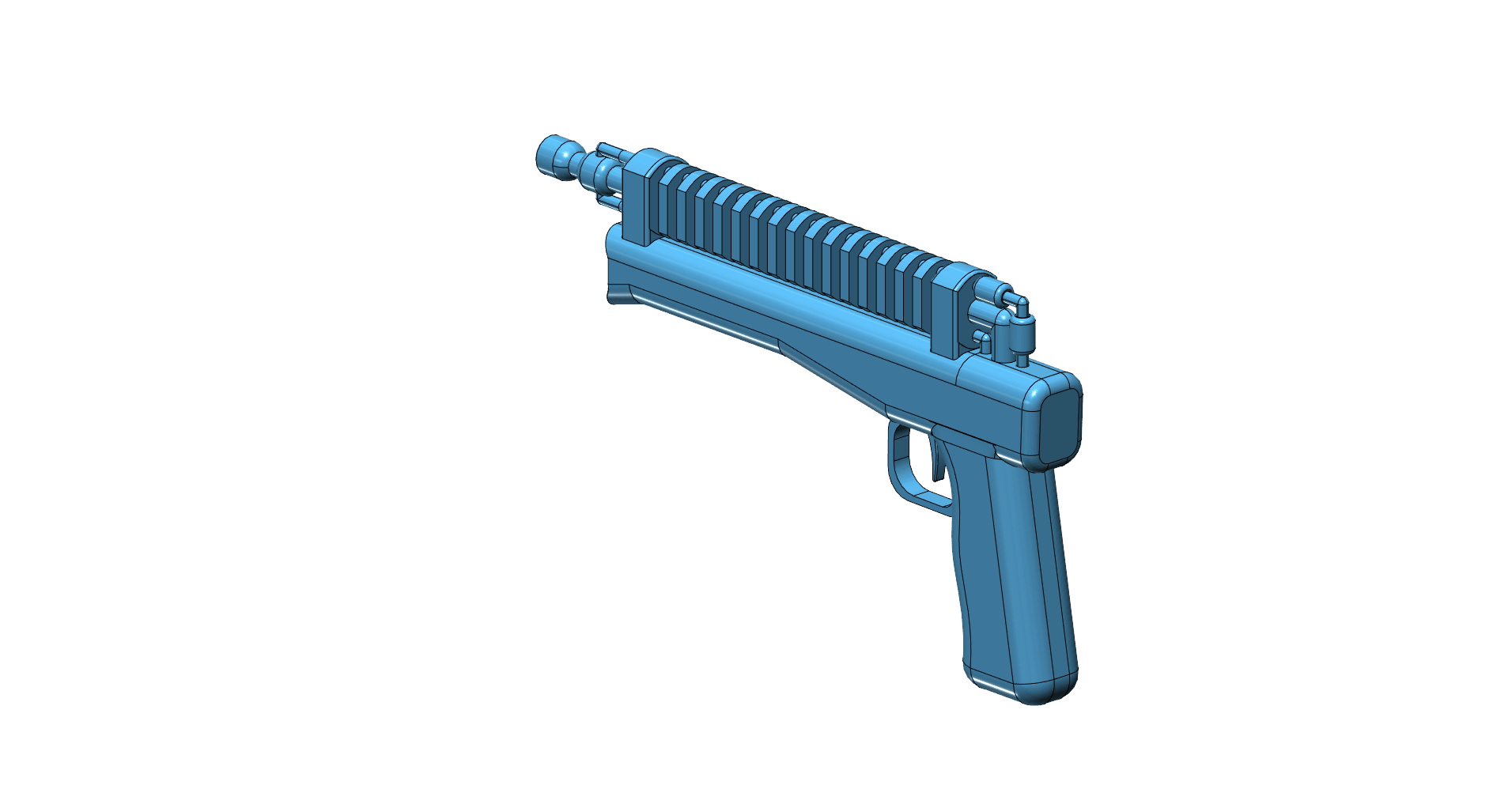 Télécharger Fichier Stl Gratuit Pistolet Laser • Plan à Imprimer En 3d
