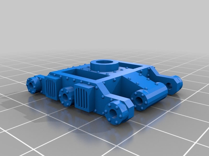 Free STL file Warhammer 40K train system - 3 axl bogie ⚔・3D printing idea to download・Cults