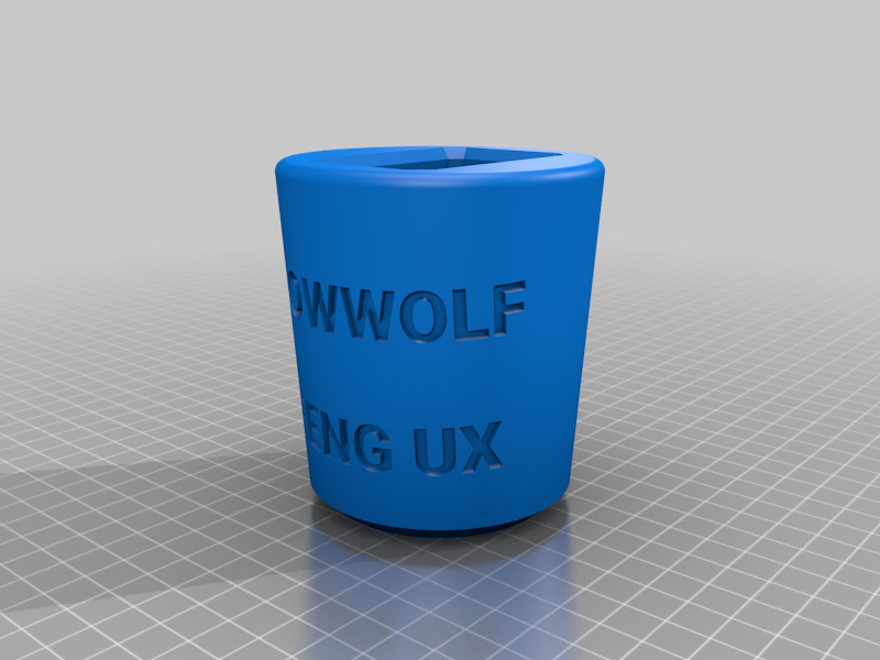 Free 3D file SNOWWOLF MFENG UX Cupholder・3D print object to download・Cults