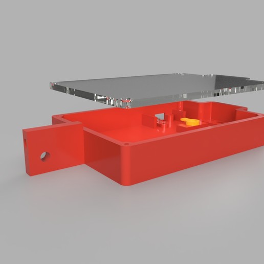 Download free STL file LAMP with parametric battery case (rechargeable ...