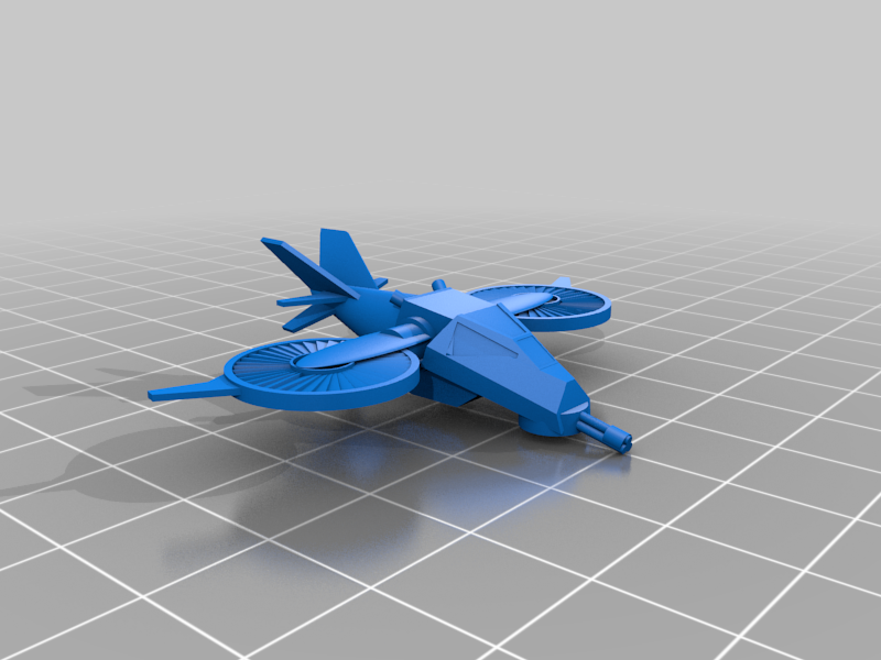 Free STL file Doppel_prop vtol 6mm scale for Tabletop・Model to download ...