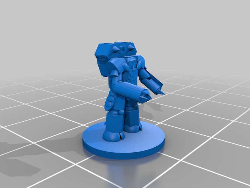 Free STL file Space Infantry Armor 6mm scale・3D printer design to ...