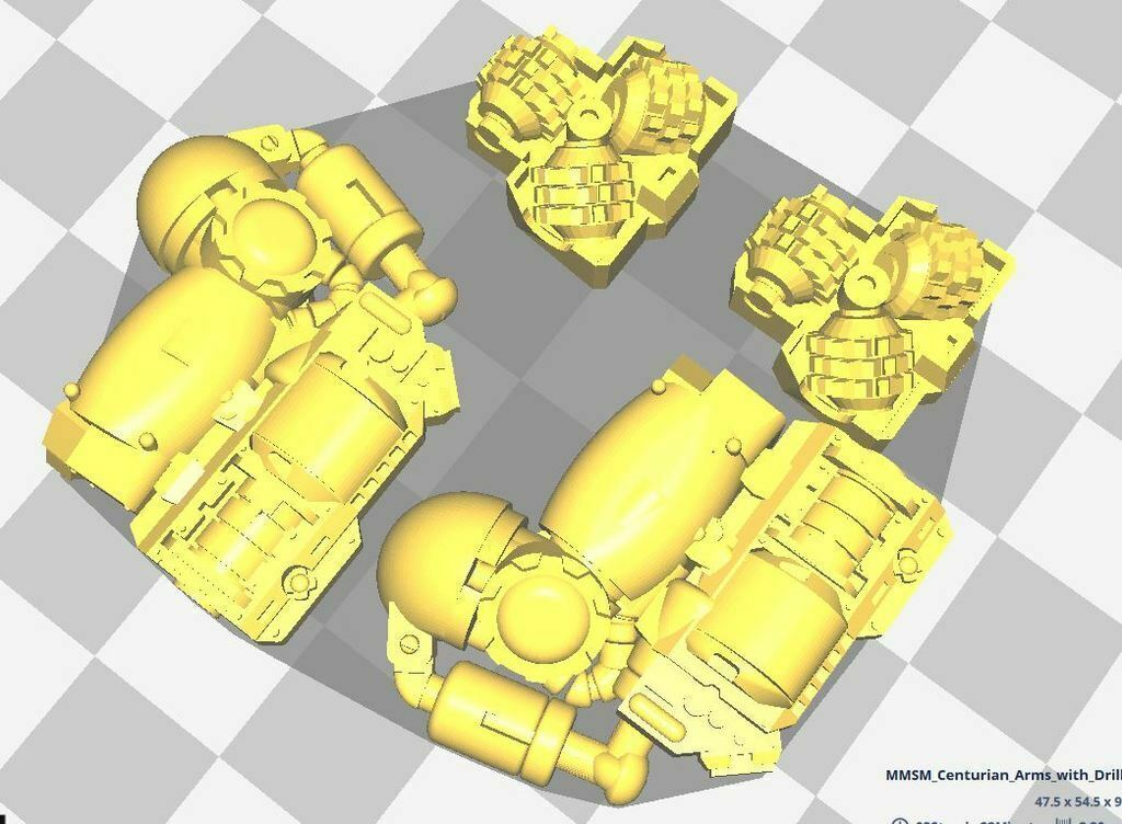 Free STL file For Garin´s Centurion MK II Drill Arms 💪・3D printer ...