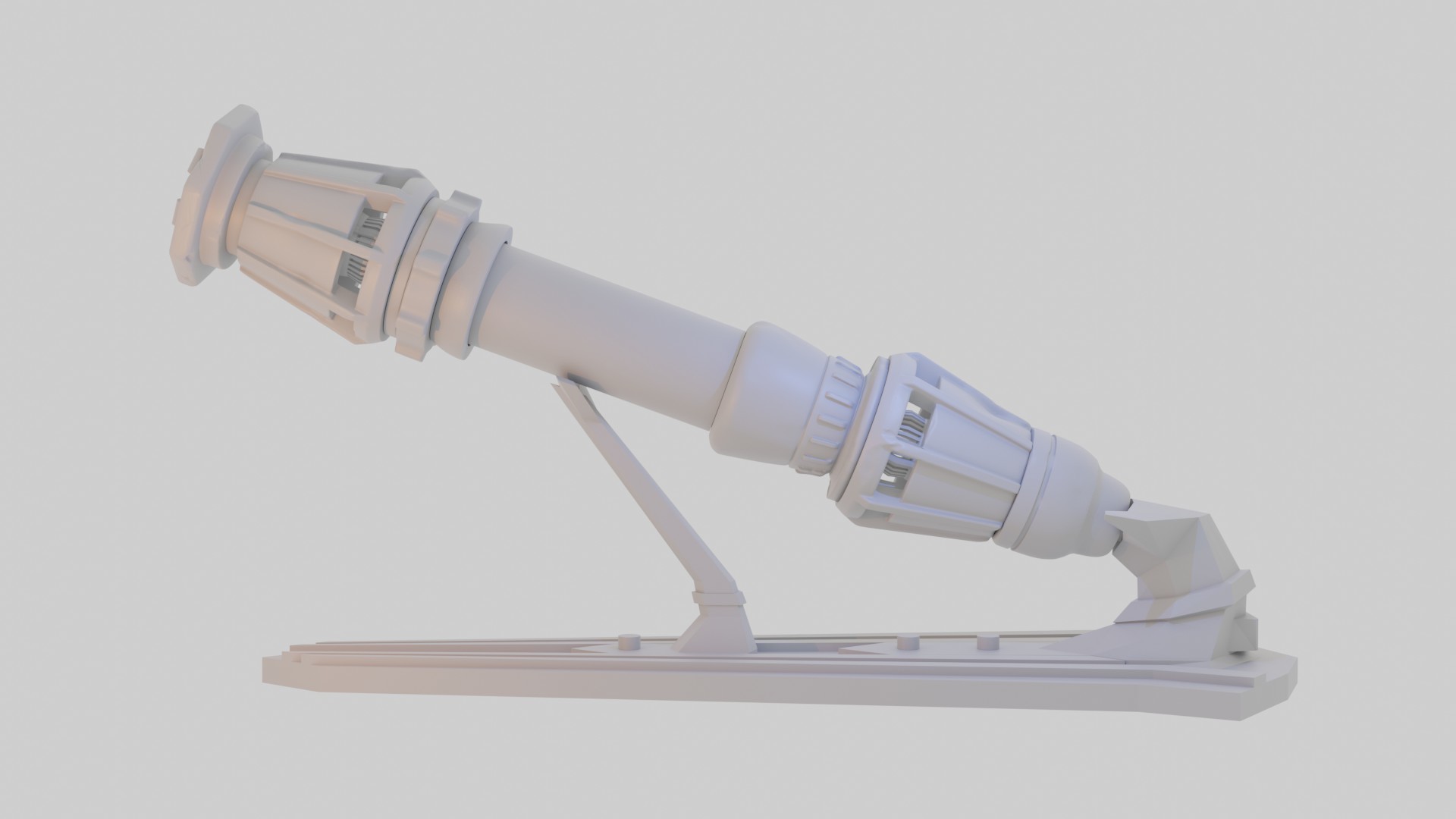 Free STL file Rey lightsaber + base, easy to print ・3D printing model ...