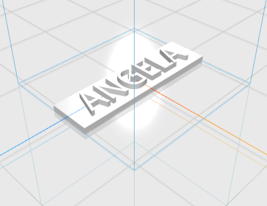 STL file ANGELA letters・3D print object to download・Cults