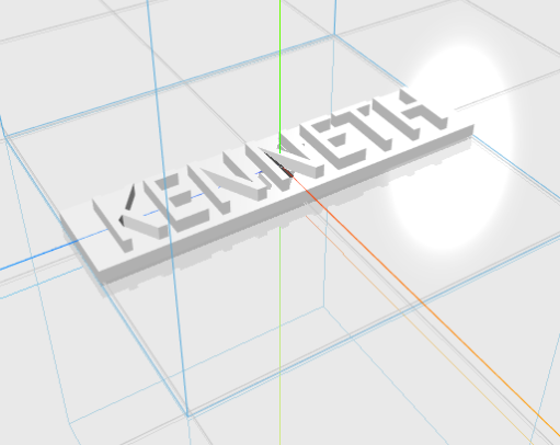 STL file KENNETH letters・3D printer design to download・Cults