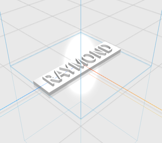 Datei STL RAYMOND letters ♂️・Design für 3D-Drucker zum herunterladen・Cults