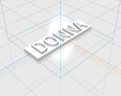 STL file DONNA letters・3D printer model to download・Cults