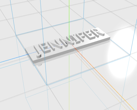 STL-Datei JENNIFER letters・Design für 3D-Drucker zum herunterladen・Cults