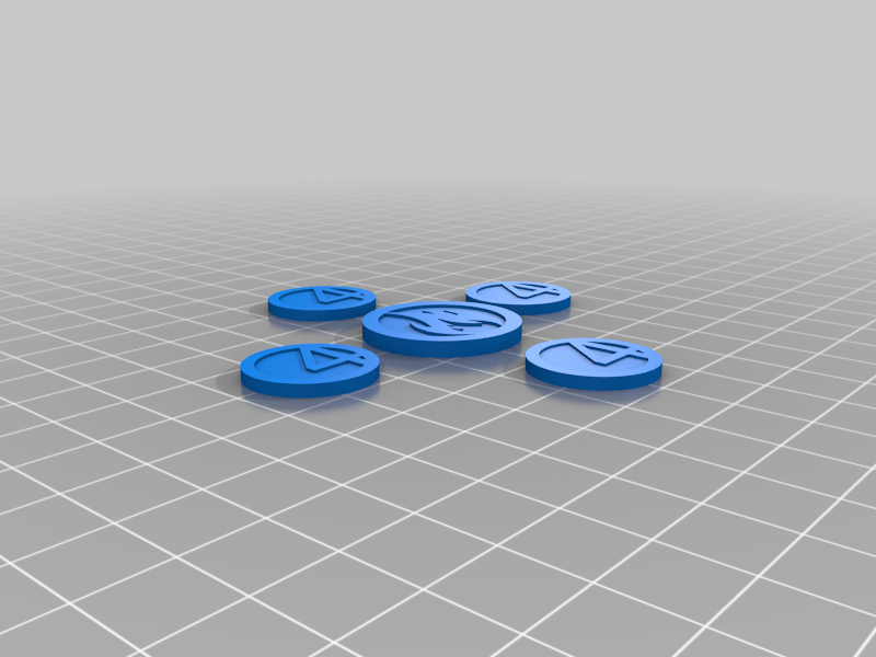Free STL file Crisis Protocol Fantastic Four Tokens・3D printing ...