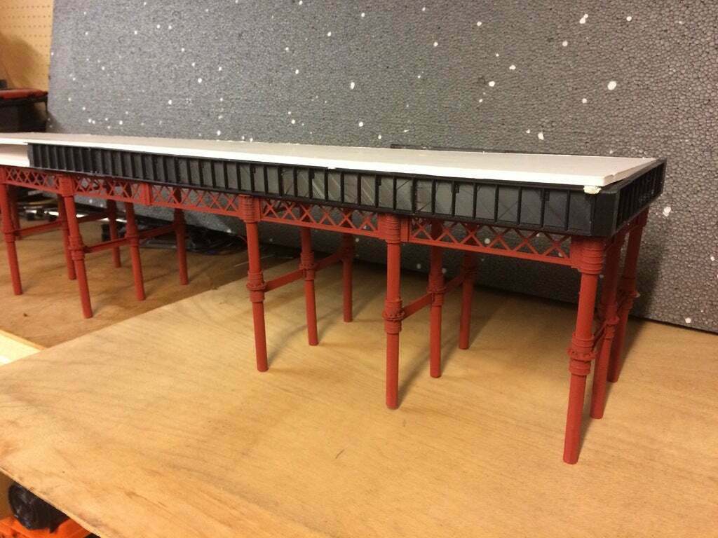 Free STL file 009 GN15 O-16.5 Model railway pier supports・3D printing ...