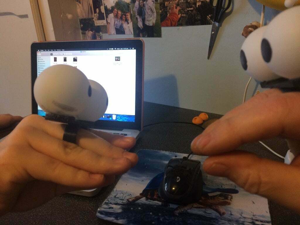 Free STL file Ping Pong ball finger puppet・Template to download and 3D ...