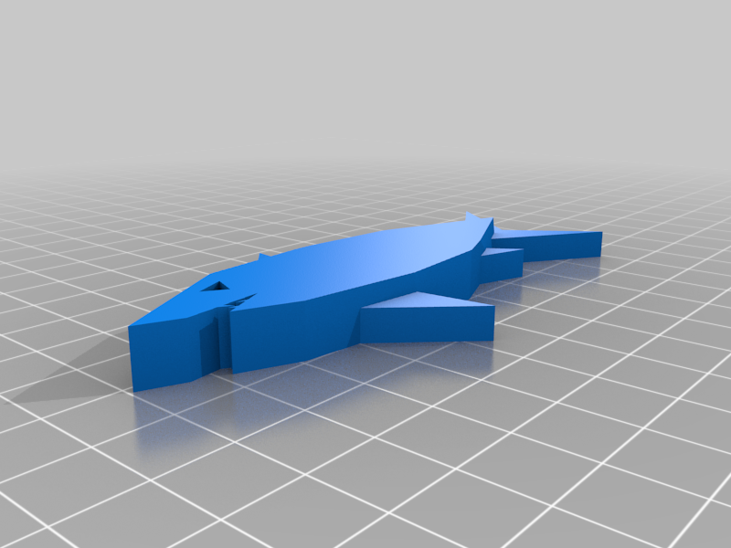 Free STL file Shark/Articulated Shark・3D print object to download・Cults