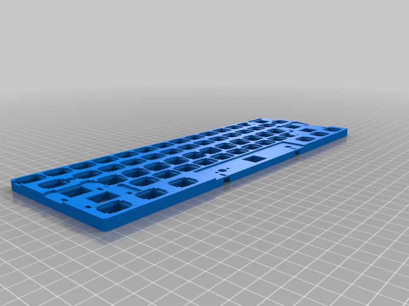Free 3D file ACK60 ANSI Keyboard - Underglow case and Alps plate ⌨️・3D ...