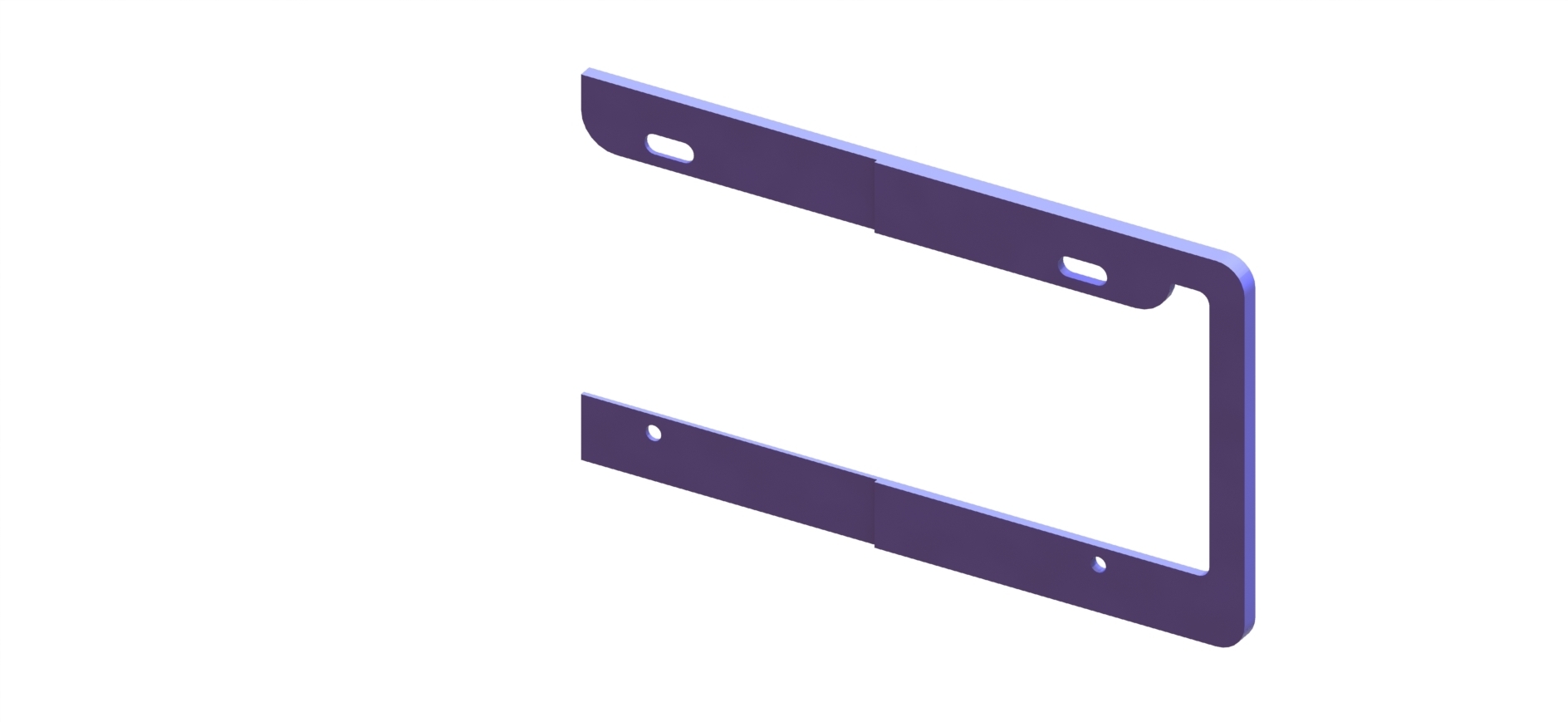 STL file Car license plate assembly・3D printer model to download・Cults