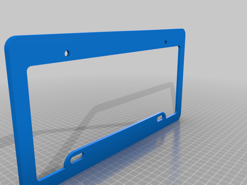 STL file CAR LICENSE PLATE・3D print object to download・Cults
