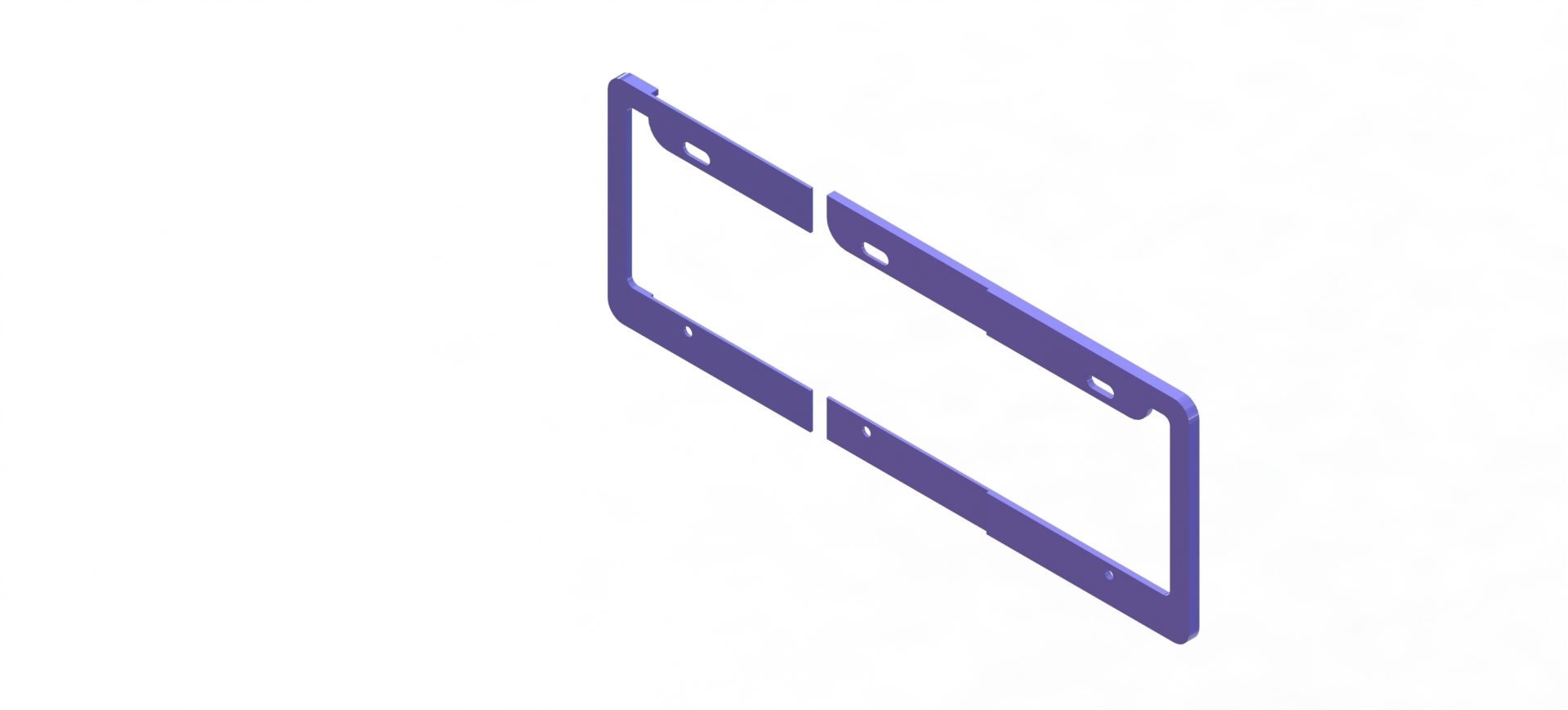 STL file Car license plate assembly・3D printer model to download・Cults