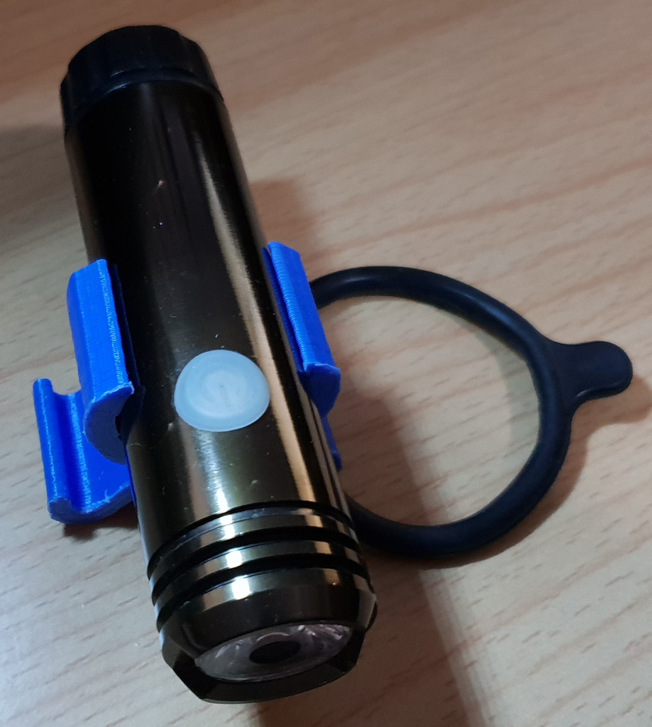 Free 3D file Front LED Bicycle Light Mount・3D print design to download ...