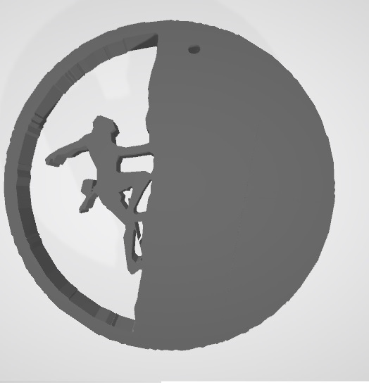 STL file Customizable keychain climber・3D printer design to download・Cults
