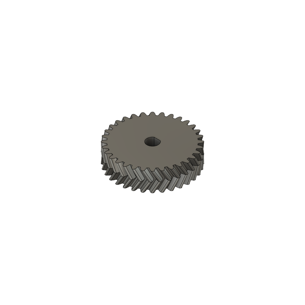 STL file Helical Gears Module 1 ⚙️・3D print object to download・Cults